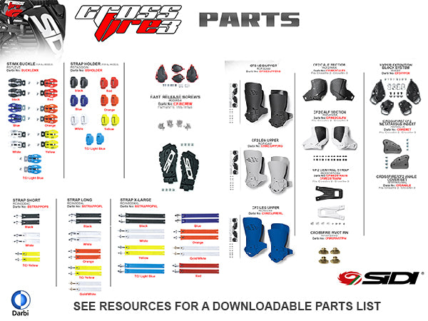 SIDI Crossfire 3 MX Boots - Parts – FORZA HUB